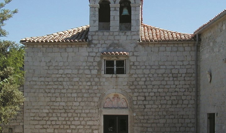 Monastery of St.Anthony Abbot on the island of Rab in Croatia