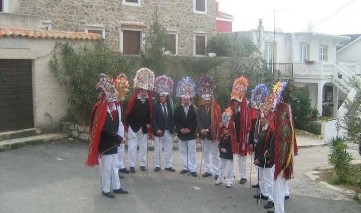 Lopar Carnival on the island of Rab in Croatia