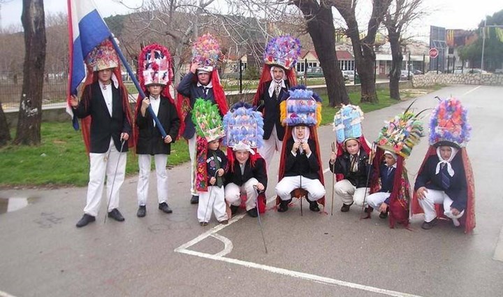 Lopar Carnival on the island of Rab in Croatia