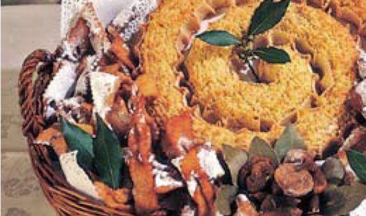 Rab cake from the island of Rab in Croatia