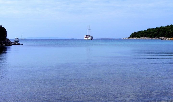 Suha punta beach on the island of Rab in Croatia